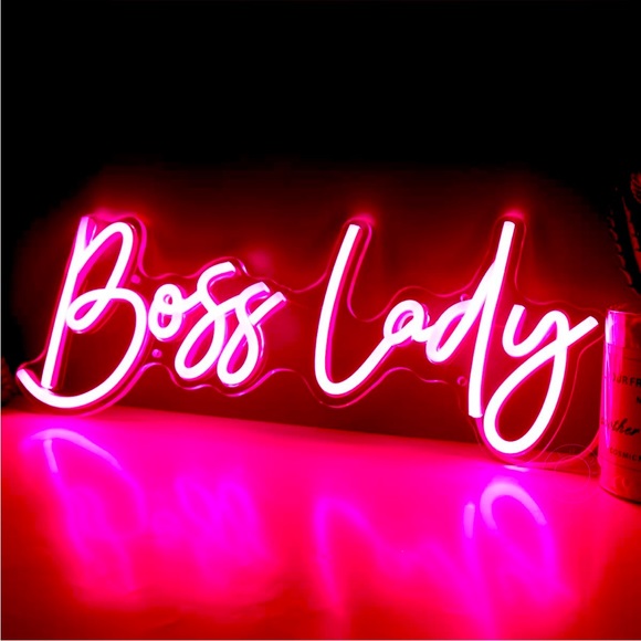 Urban Outfitters | Party Supplies | Boss Lady Pink Neon Led Feminine ...